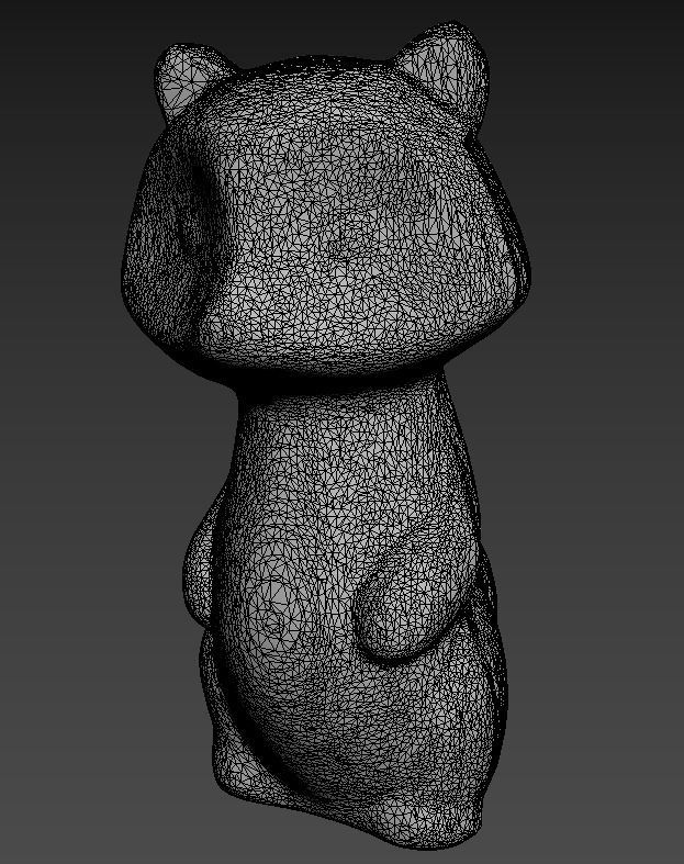 Old USSR Soviet Rubber Toy Raccoon 3D model | CGTrader