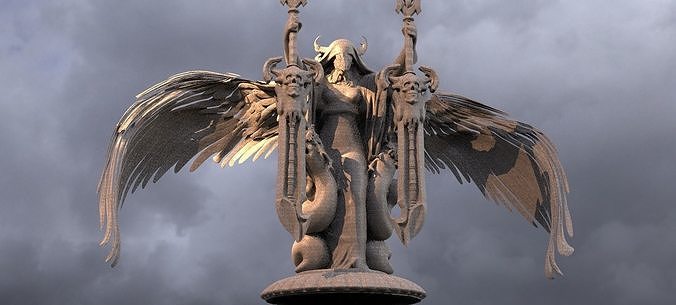 Dark Hooded Angel 2 3D model | CGTrader