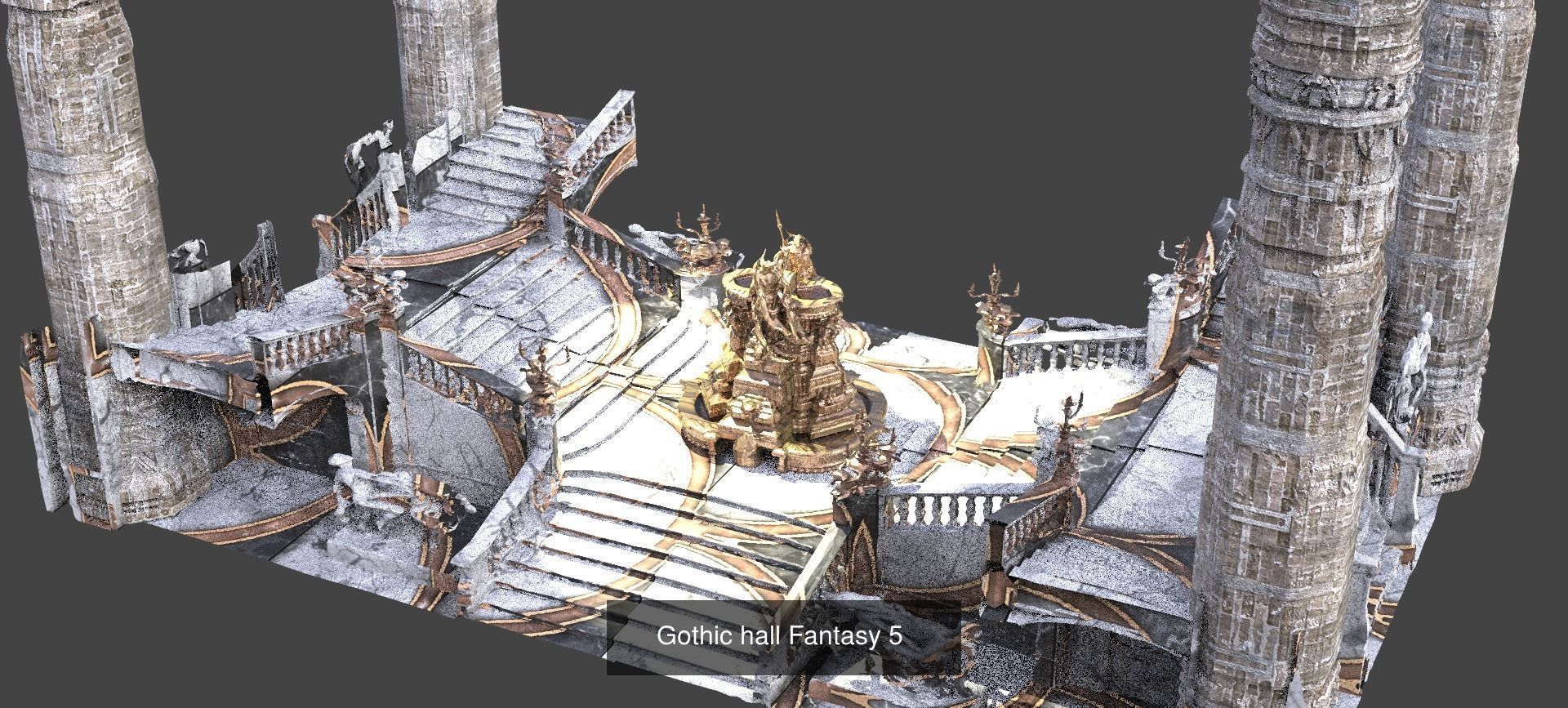 Halloween Horror Architecture Collection 1 | CGTrader