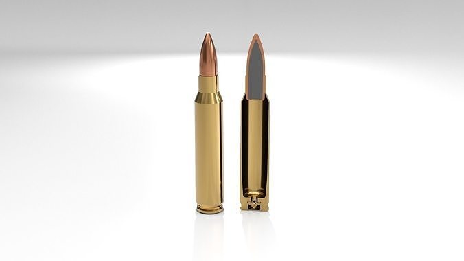 223 cartridge 3D model | CGTrader