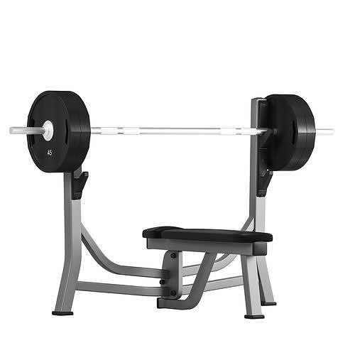 3D model trynagor barbell bench press VR / AR / low-poly | CGTrader