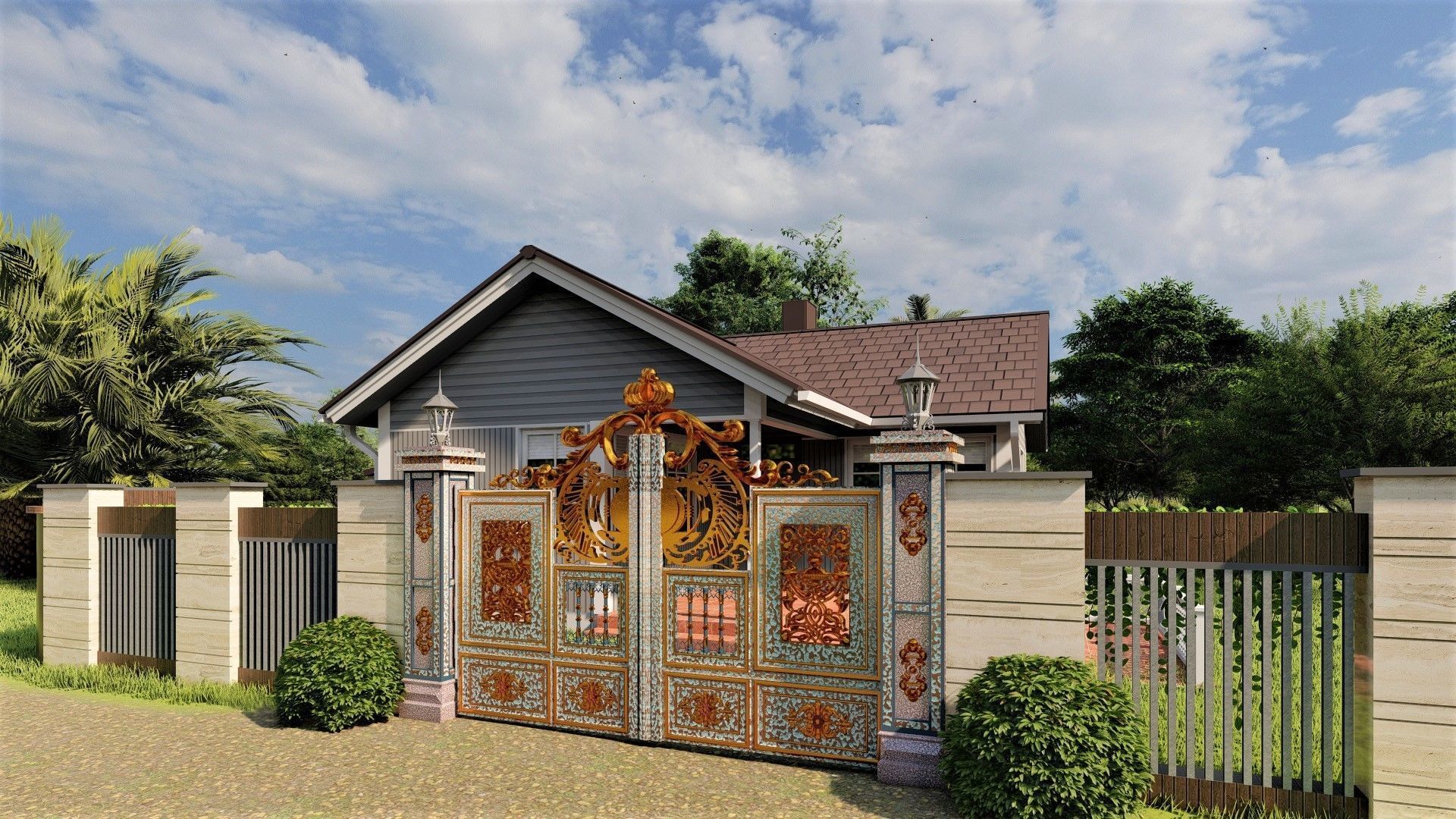 Main Gate 3D model | CGTrader