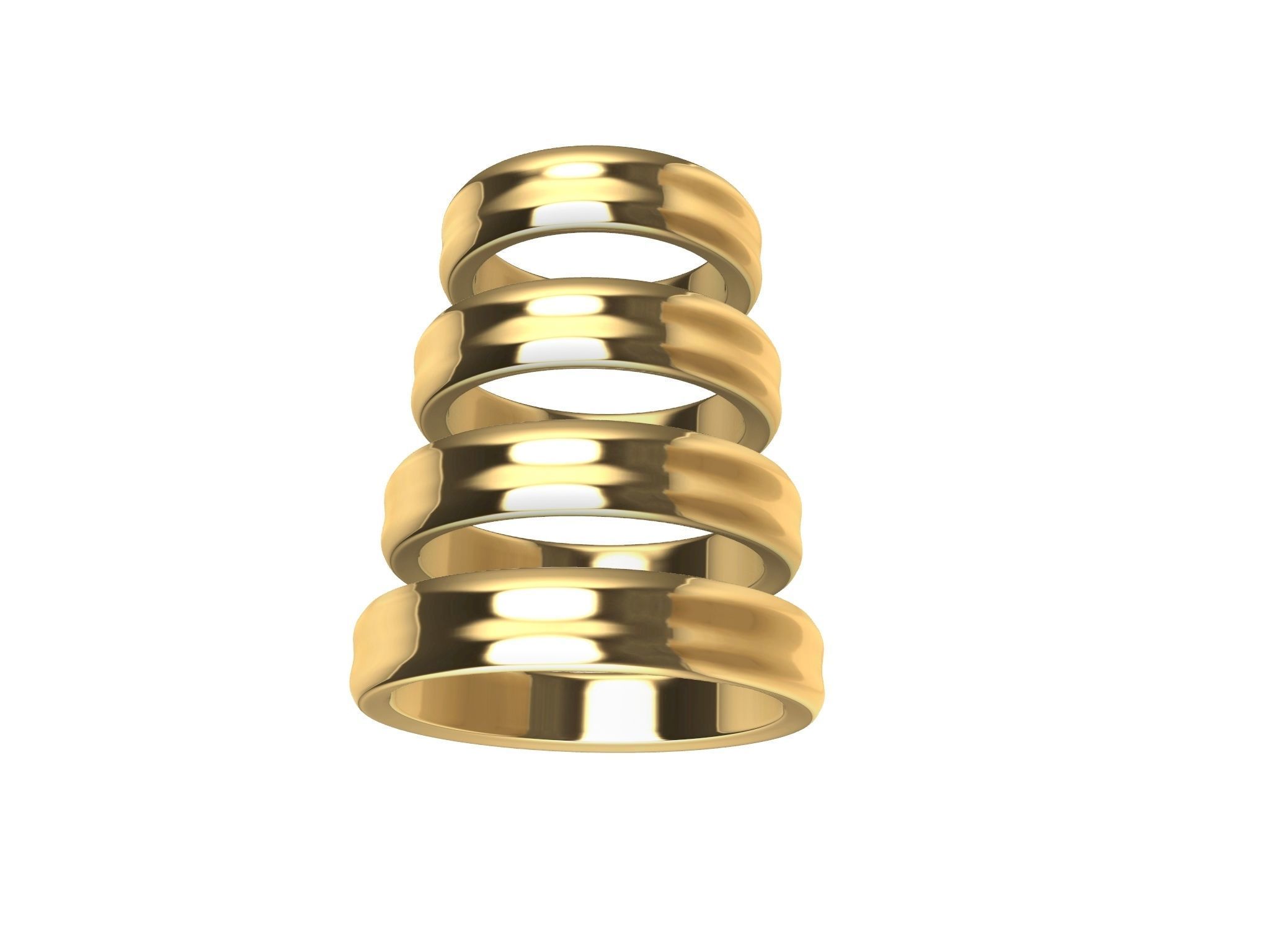 16 wedding band 369120 3D model 3D printable | CGTrader