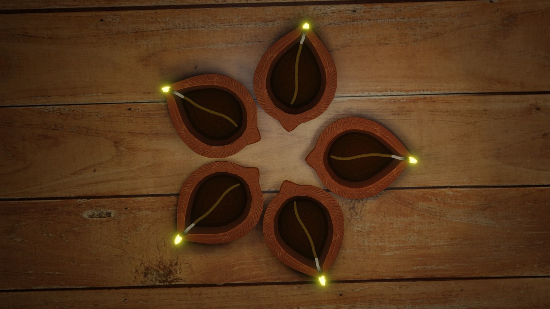 3D model Diwali Diya 3d model VR / AR / low-poly | CGTrader