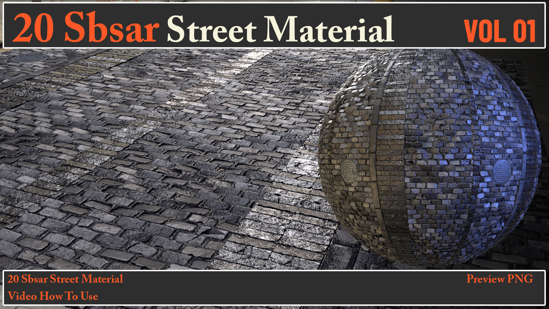20 SBSAR Street Material VOL01 - Video How To Use Texture | CGTrader