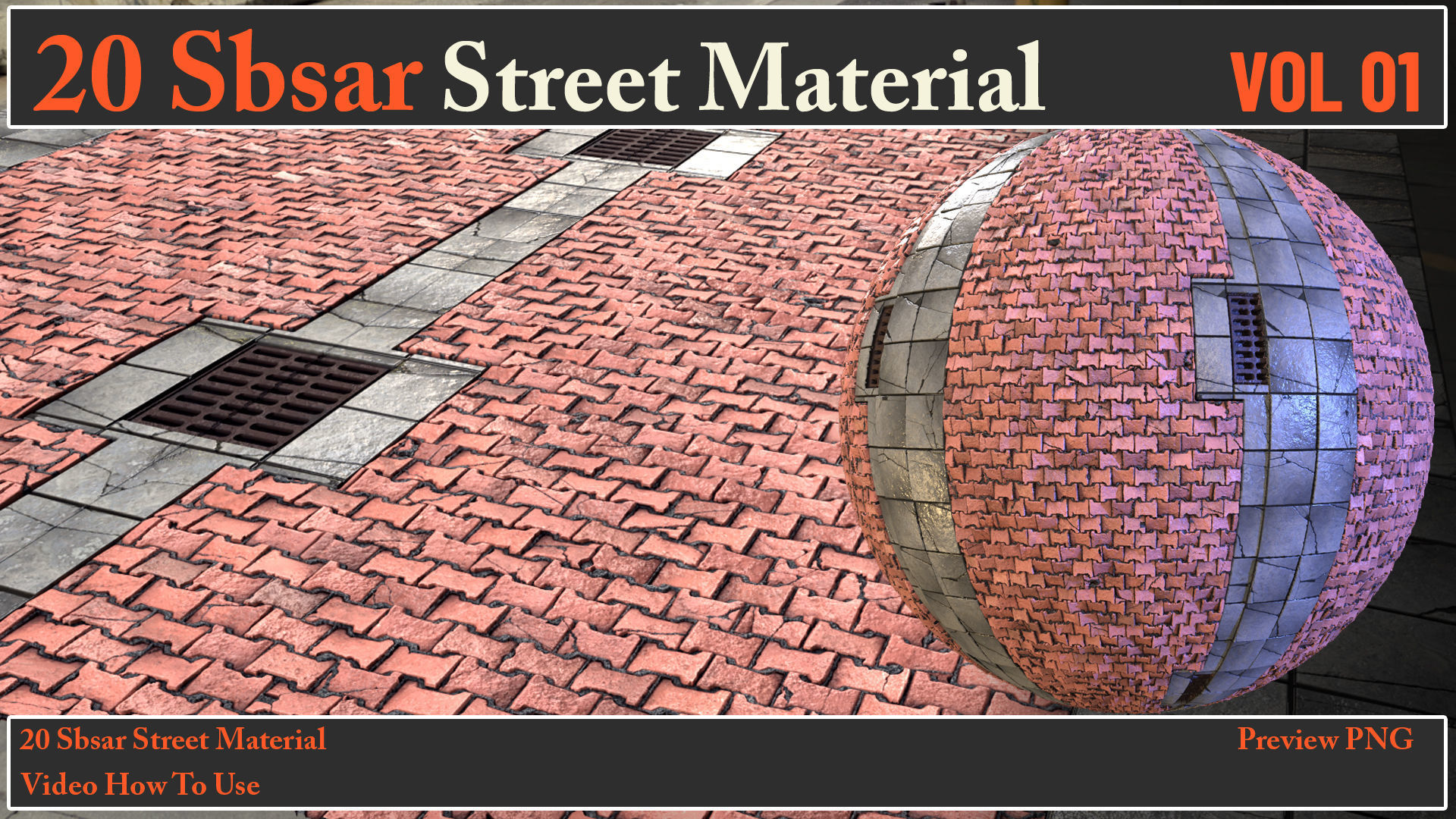 20 SBSAR Street Material VOL01 - Video How To Use Texture | CGTrader