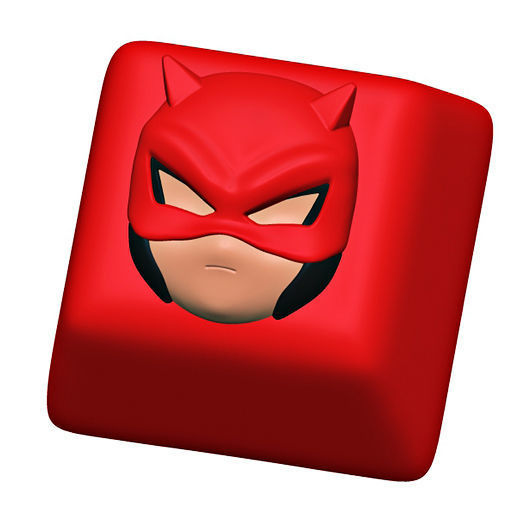 Daredevil Keycaps 3D model 3D printable | CGTrader