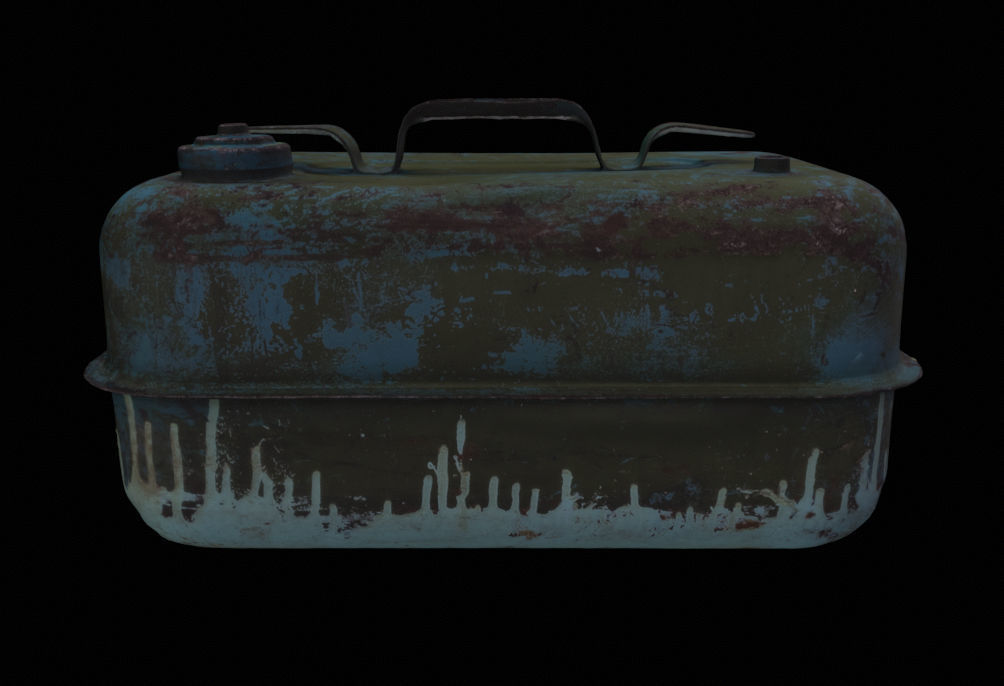 Old USSR Soviet Fuel Canister free 3D model | CGTrader