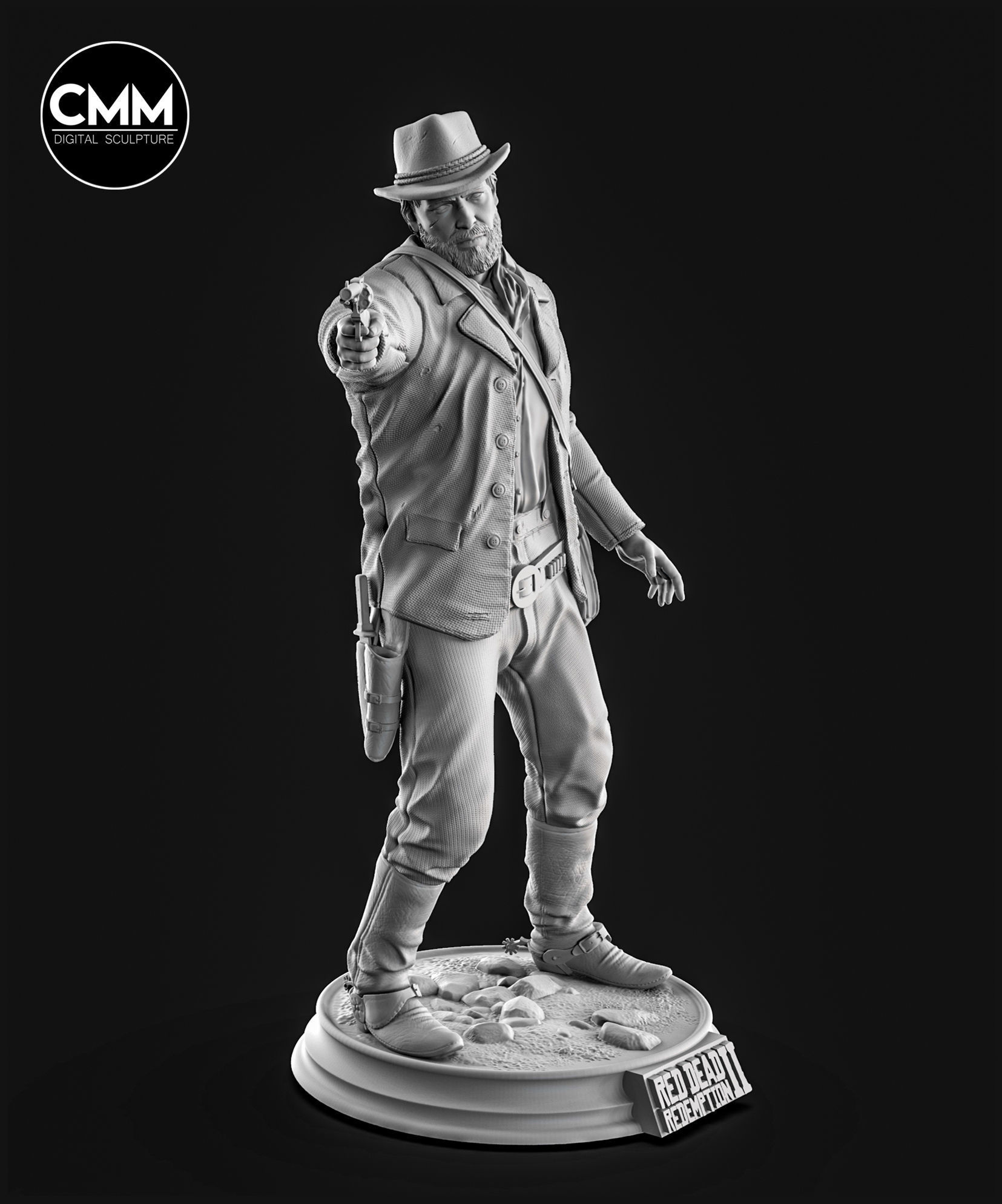 Red dead redemption fan art 3D model 3D printable | CGTrader