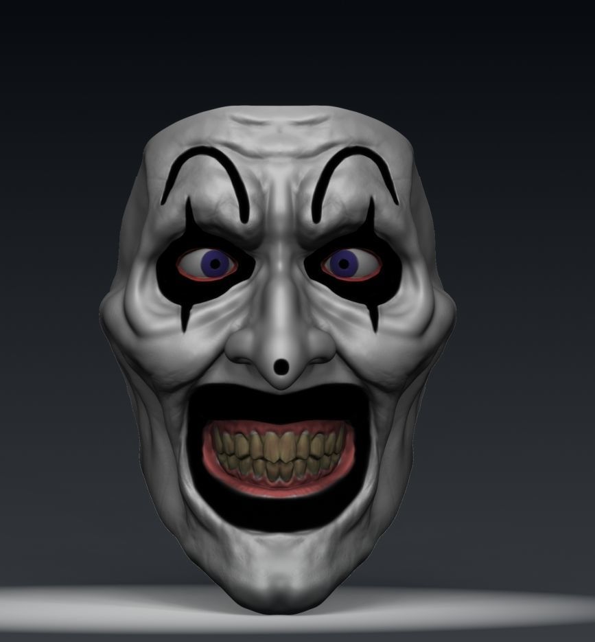 Terrifier mask 3D model 3D printable | CGTrader