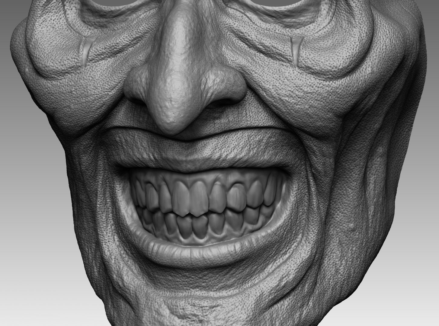 Terrifier mask 3D model 3D printable | CGTrader