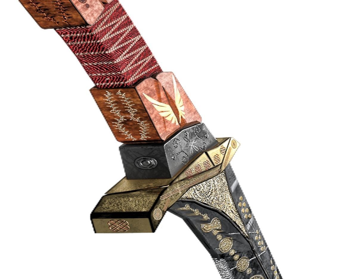 3D model Desert Sword Game Ready VR / AR / low-poly | CGTrader