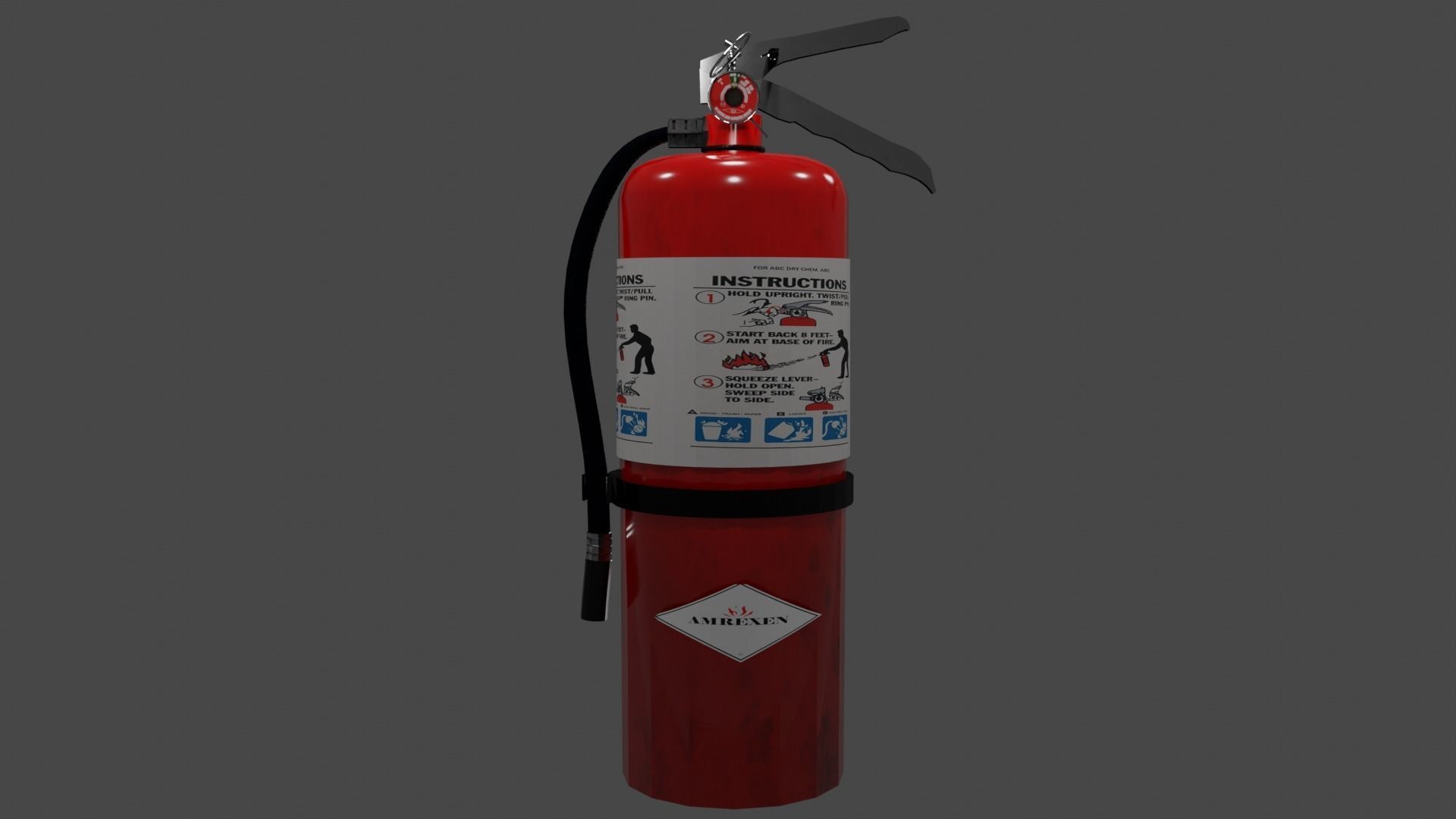3D model Fire Extinguisher VR / AR / low-poly | CGTrader