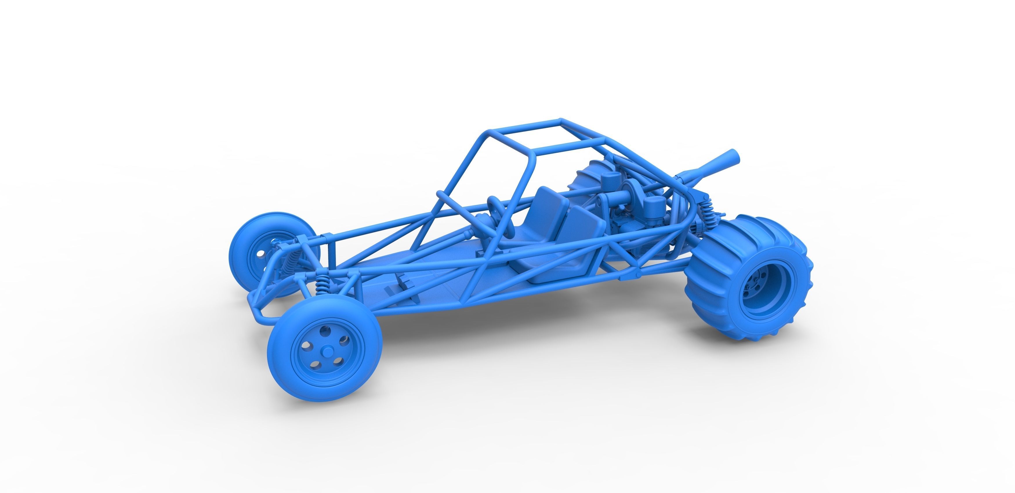 Diecast old school Sand Rail buggy Scale 1 to 25 3D model 3D printable ...