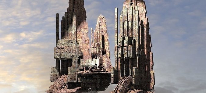 Mega City 1 kitbash 1 3D model | CGTrader