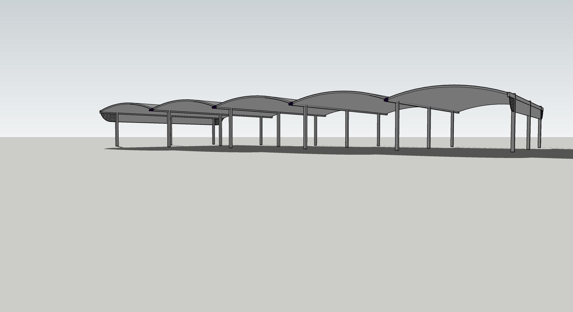 Car-Parking Shade 3D model | CGTrader