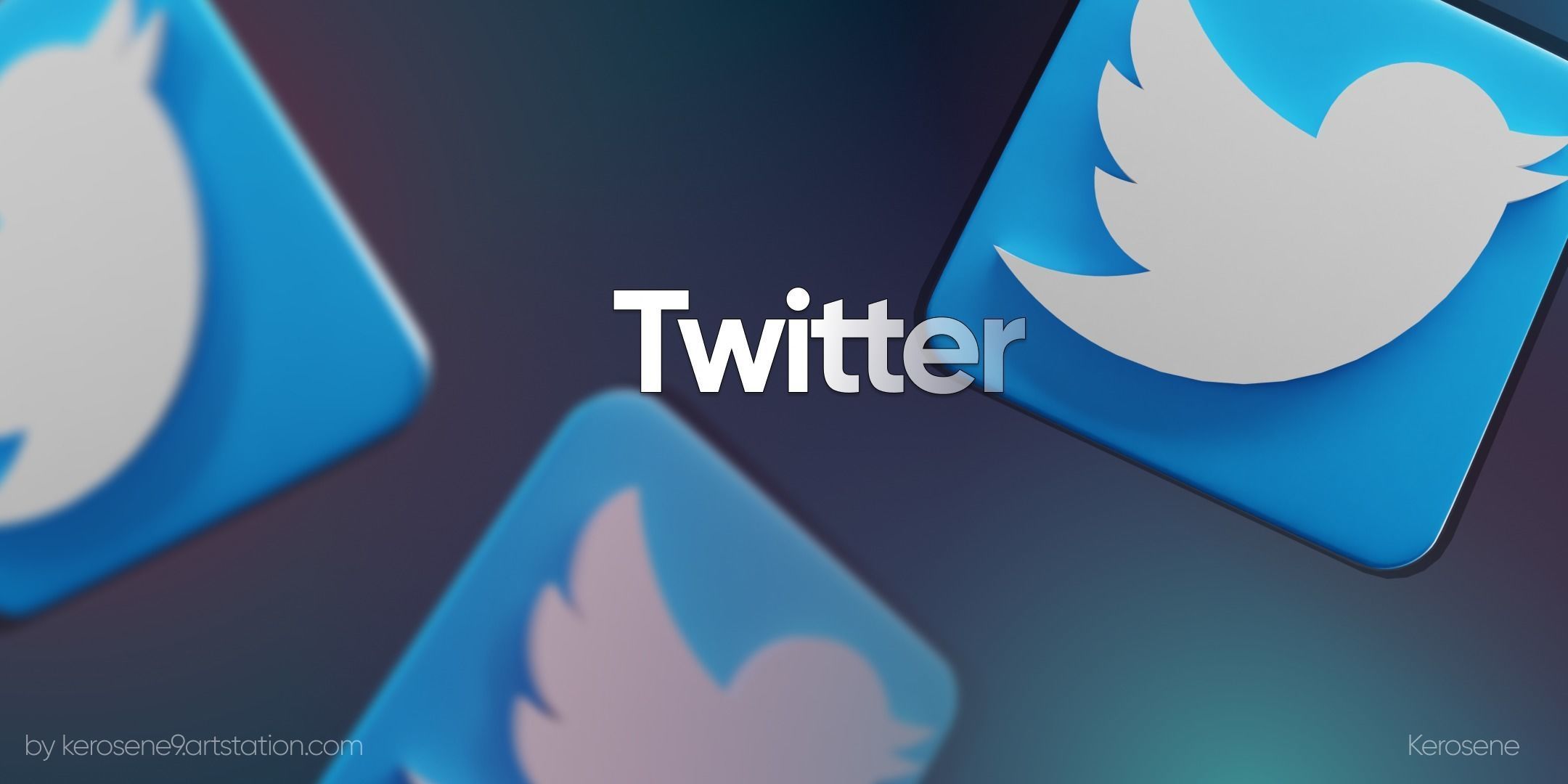 Social Media Icons 3D model 3D model | CGTrader