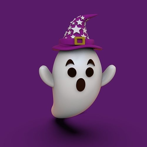 cute ghost 3d printable model 3D model 3D printable | CGTrader