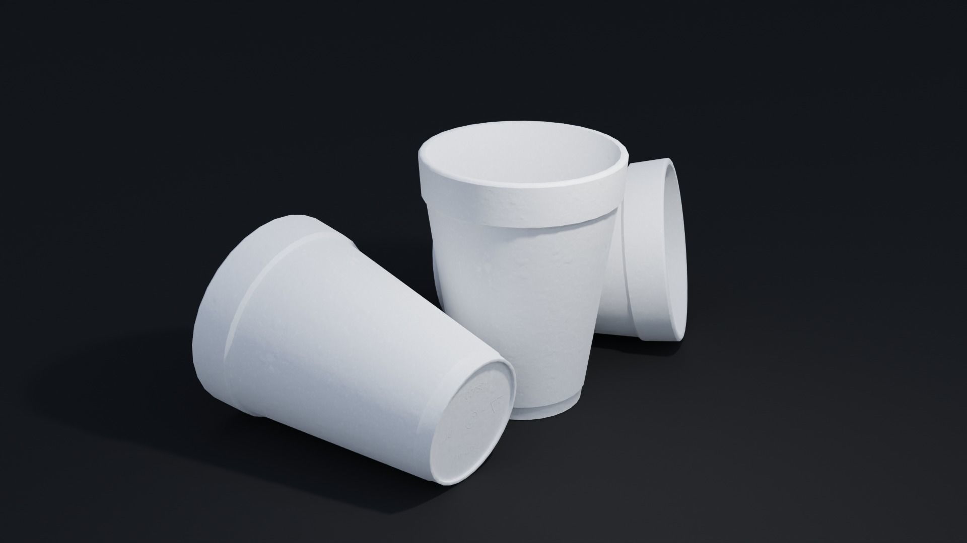 3D model Reallistic Styrofoam Cup 4K Textures VR / AR / low-poly | CGTrader