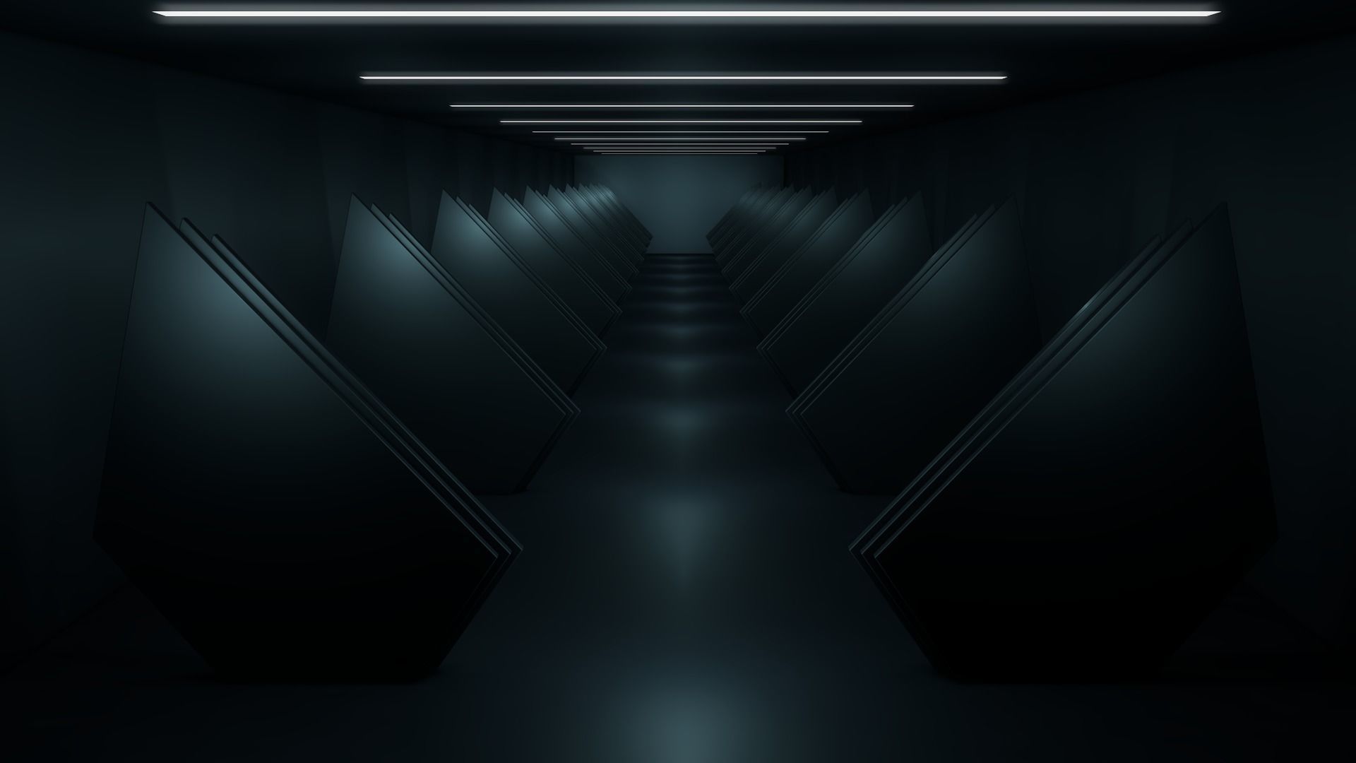 Sci Fi Hallway 3D model | CGTrader