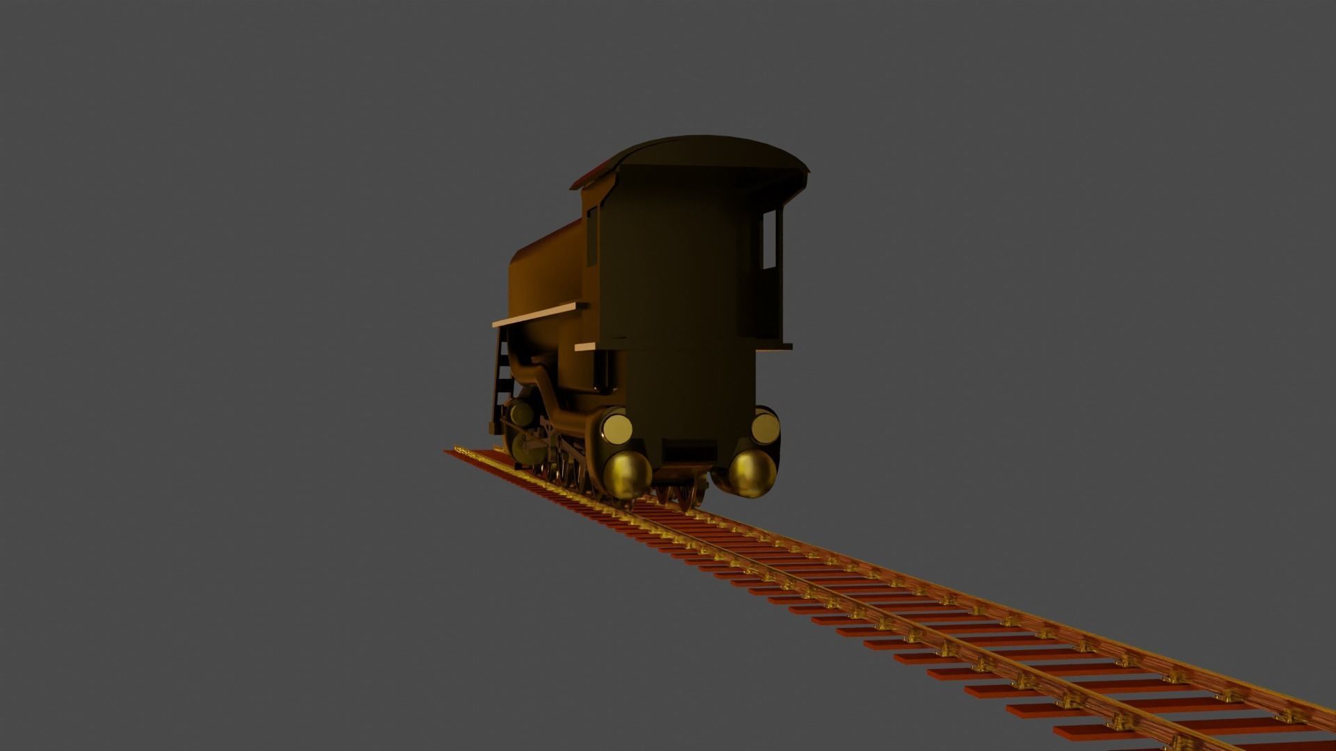 THE L F LOREE TRIPLE EXPANSION LOCOMOTIVE 3D model animated rigged ...