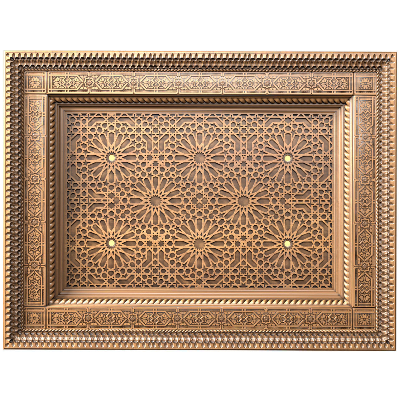 Ceiling in oriental style Arabic decorative ceiling 3D model | CGTrader