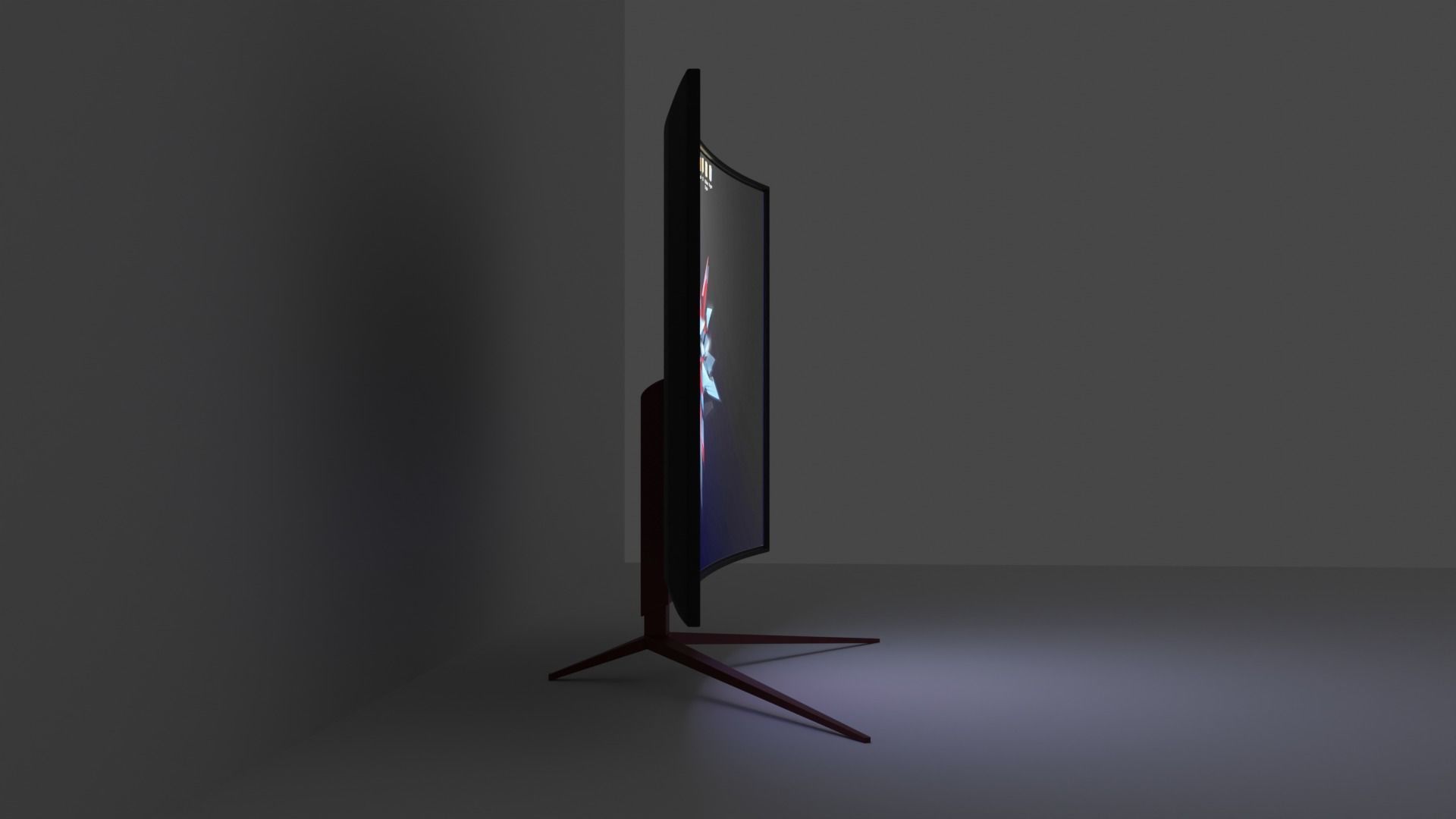 Gaming Monitor free 3D model | CGTrader