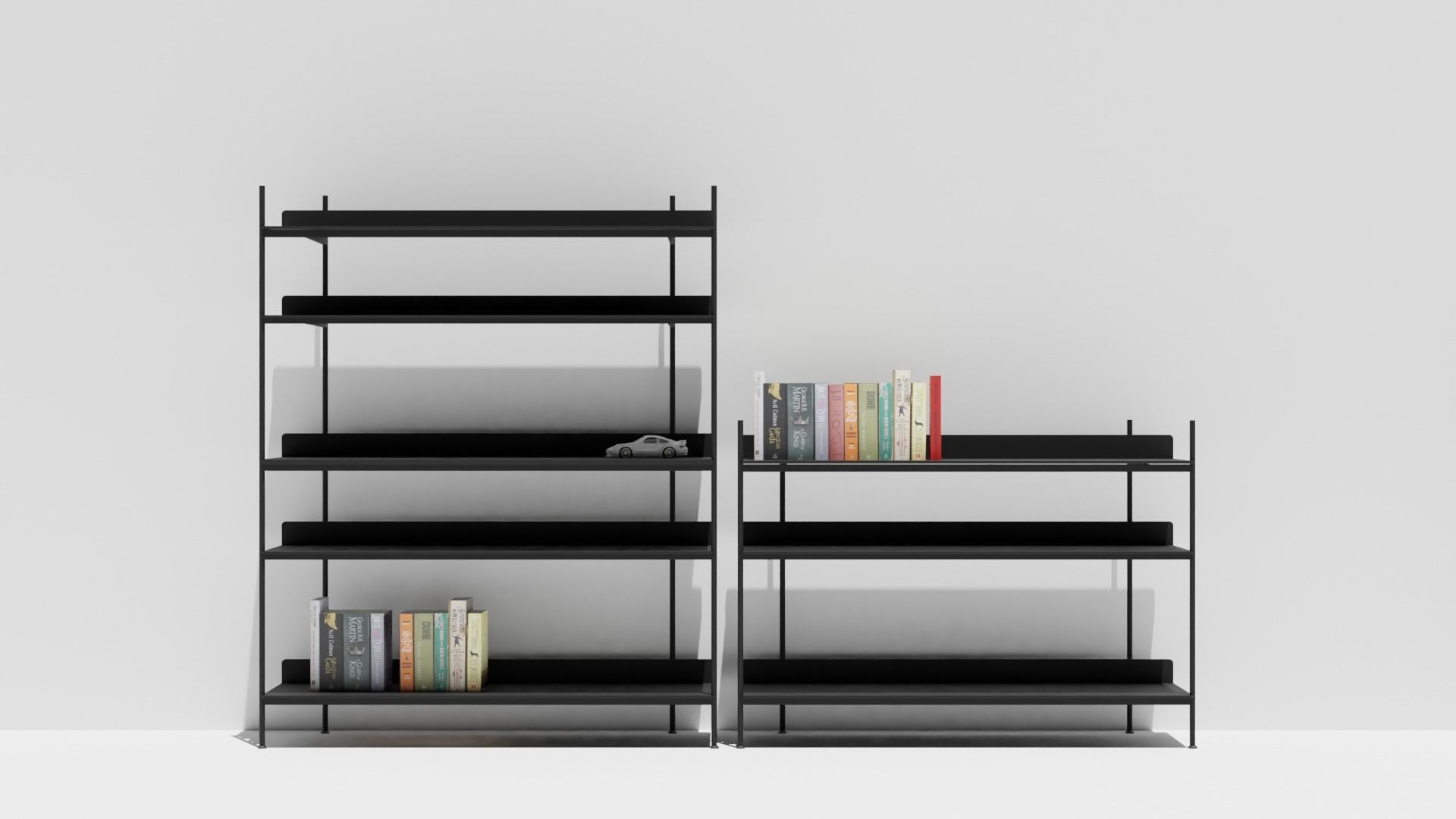 Designer Shelves free 3D model | CGTrader