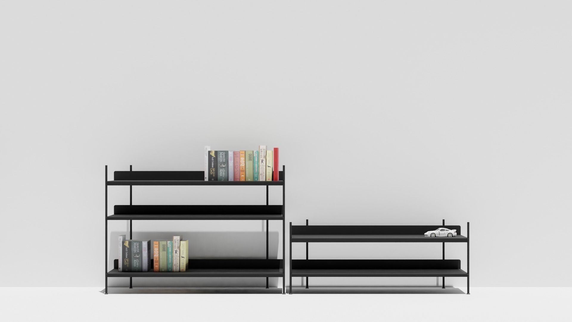Designer Shelves free 3D model | CGTrader
