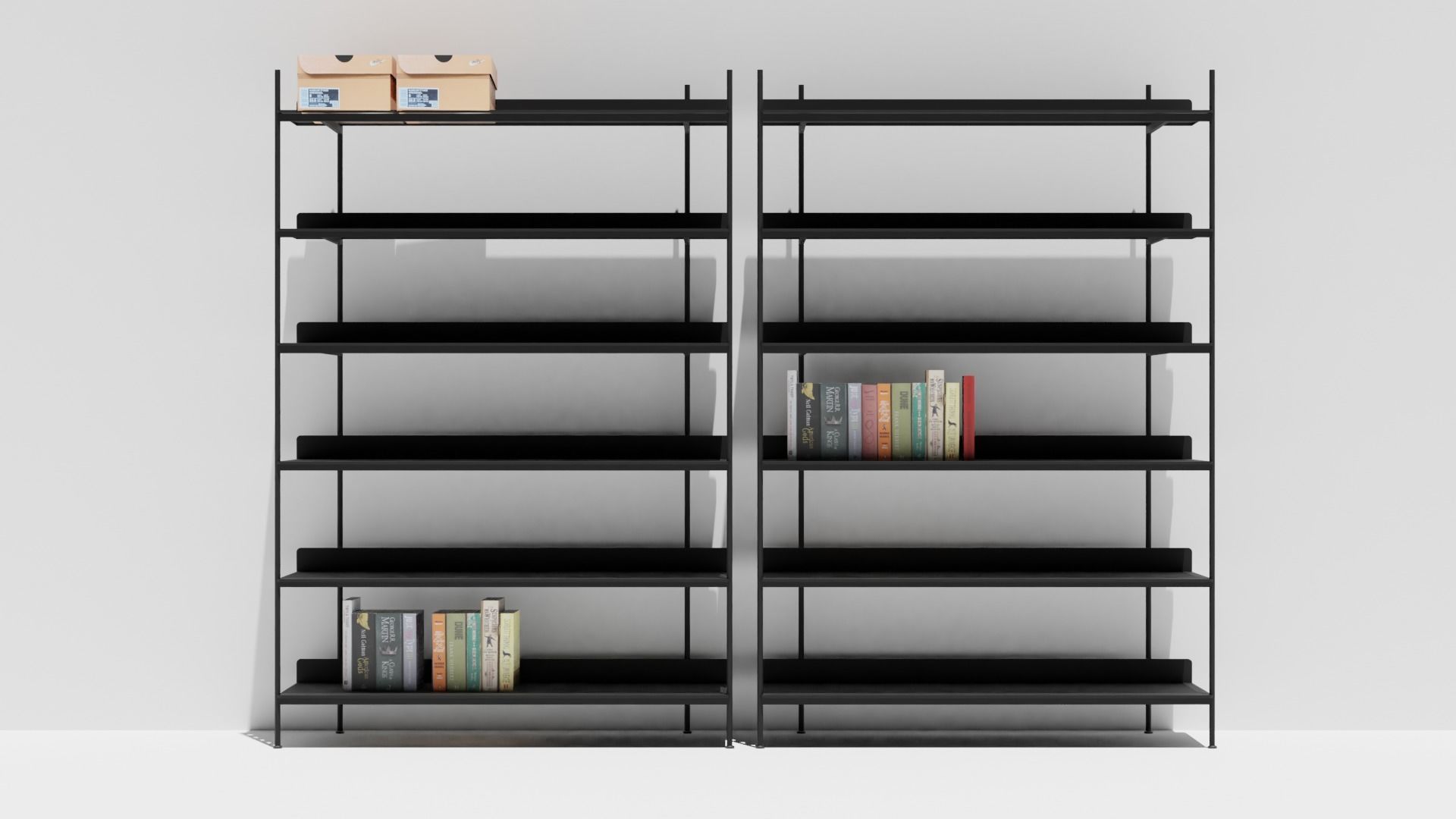 Designer Shelves free 3D model | CGTrader