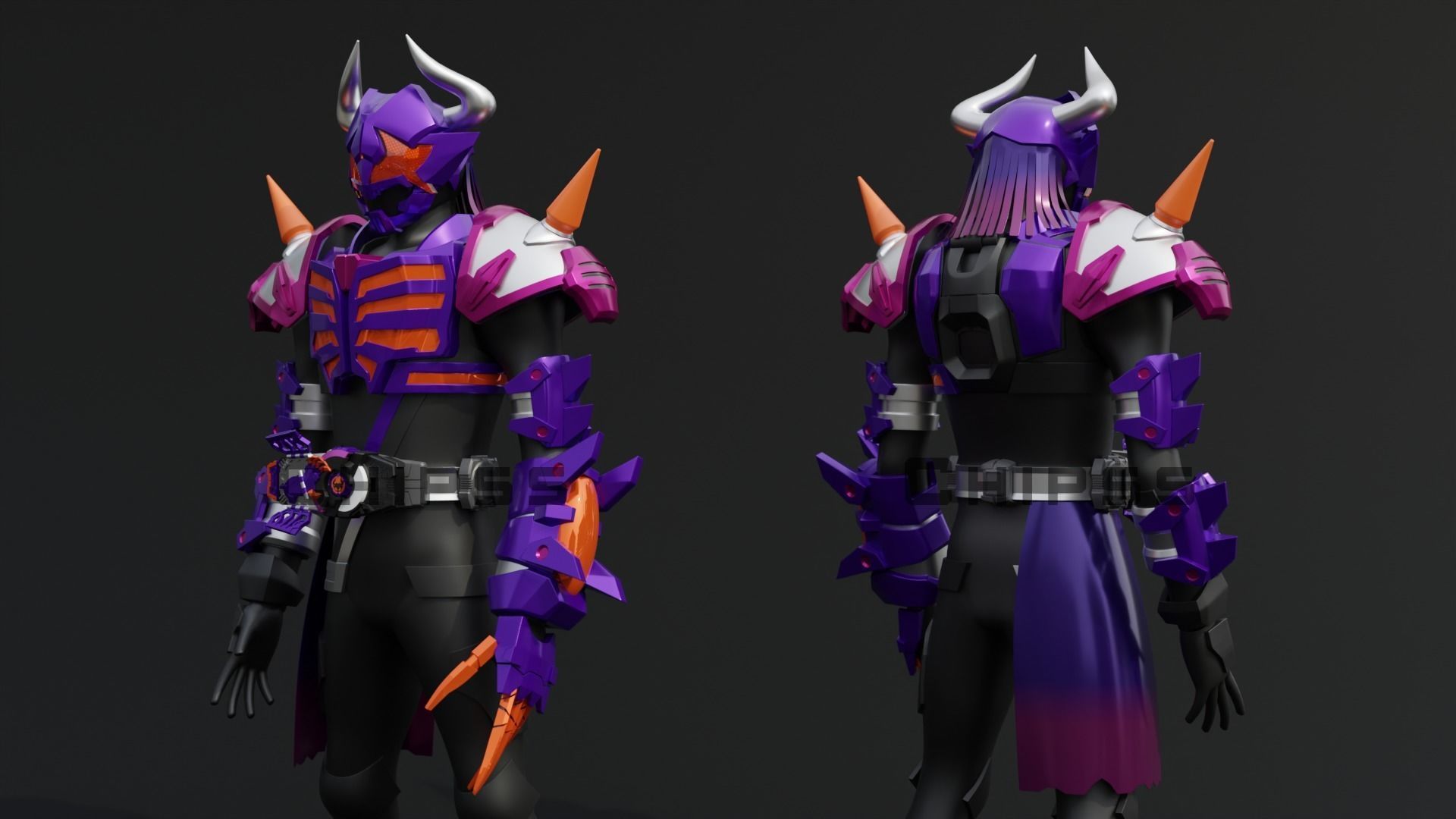 Kamen Rider Buffa 3D Model 3D model | CGTrader