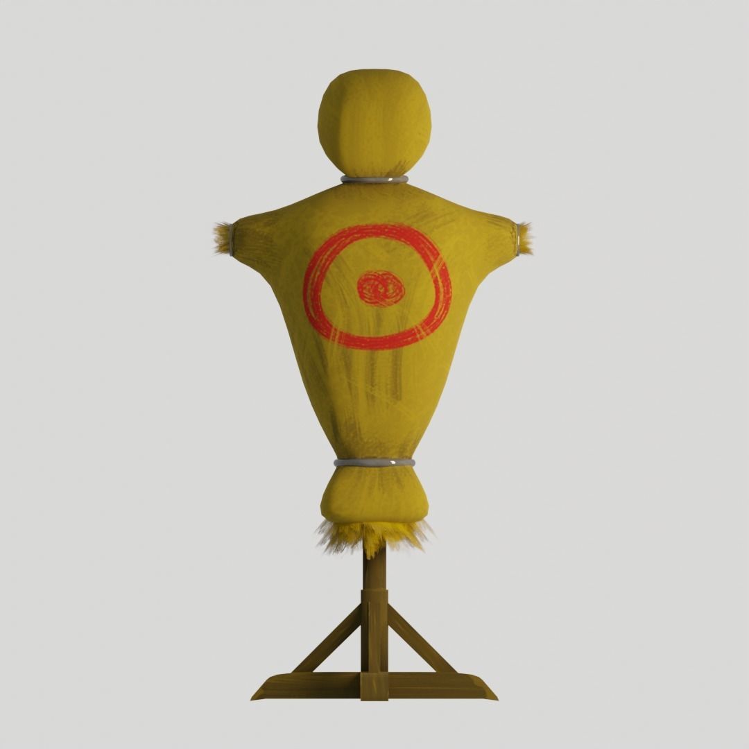 3D model Medieval Training Dummy VR / AR / low-poly | CGTrader