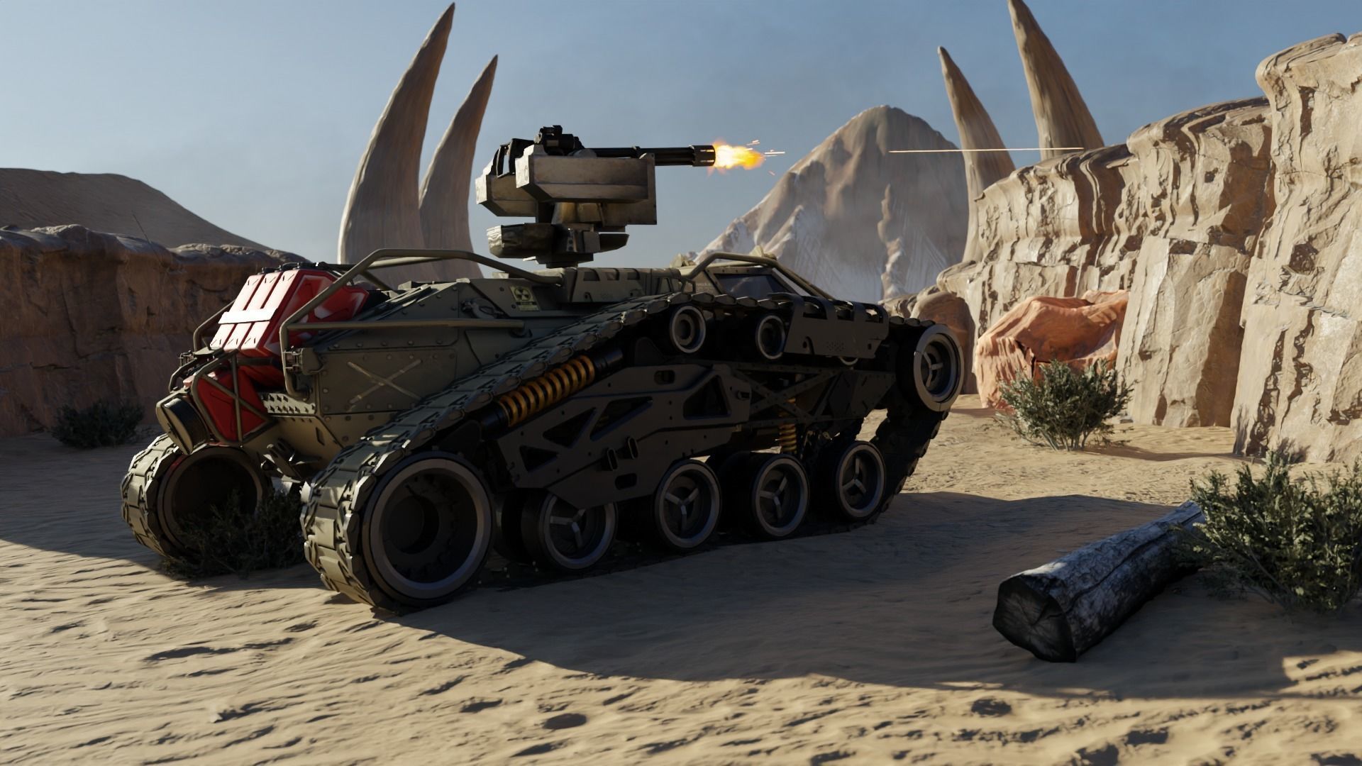 Sci-fi Tank Ripsaw 3D model rigged | CGTrader