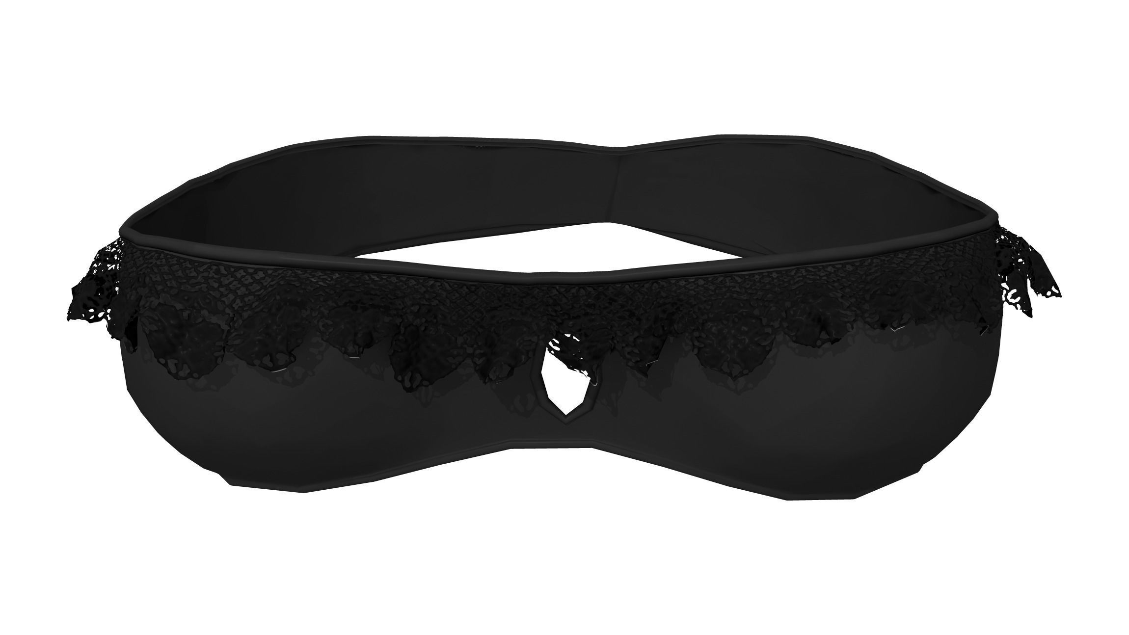 3D model Lace Trim Bralet Top VR / AR / low-poly | CGTrader