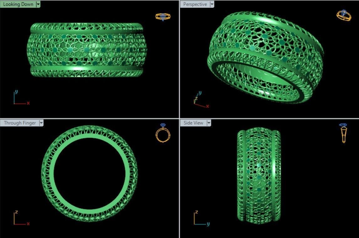 TURKISH BANDS 3D model 3D printable | CGTrader