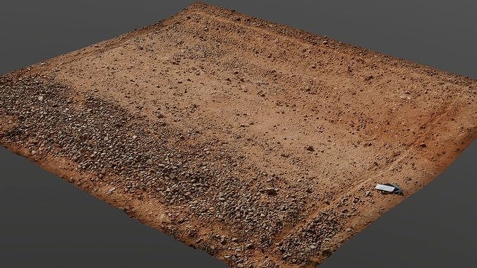 Dirtroad01 piece of dirt on table 3D model | CGTrader