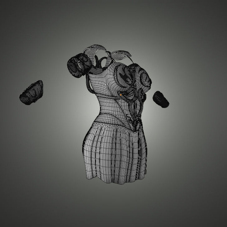 Xena Armor 3D model | CGTrader