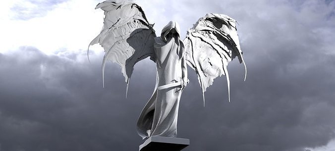 Ghost Angel Winged 3D model | CGTrader