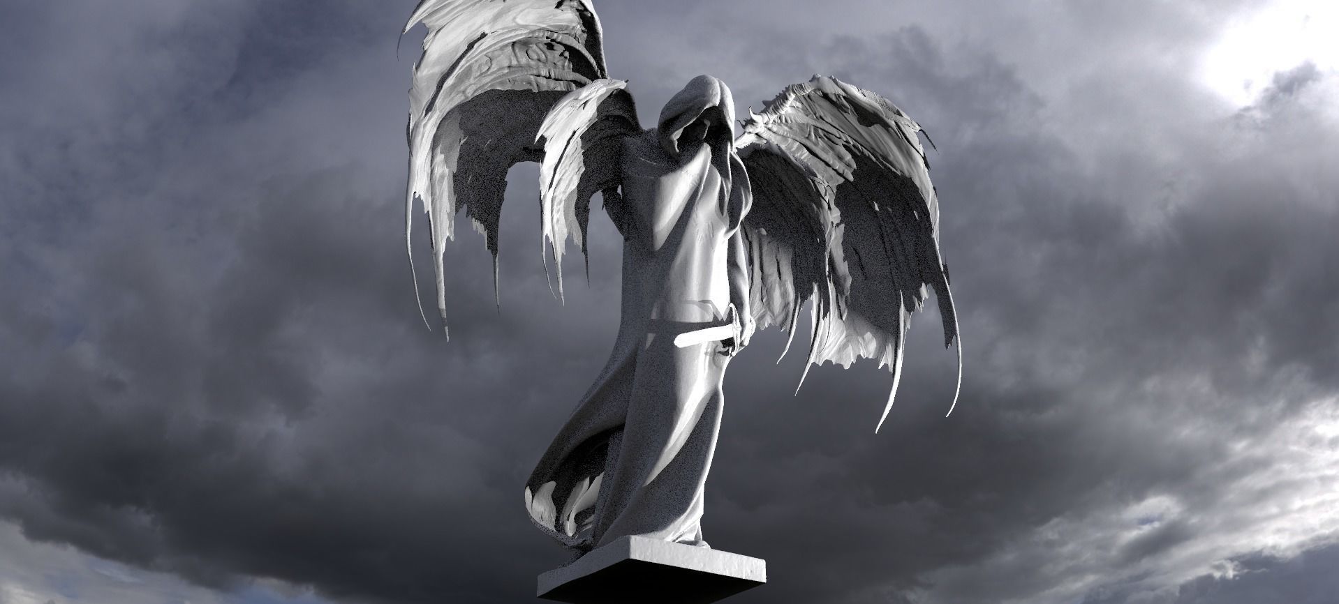 Arch Ghost Angel 3D model | CGTrader