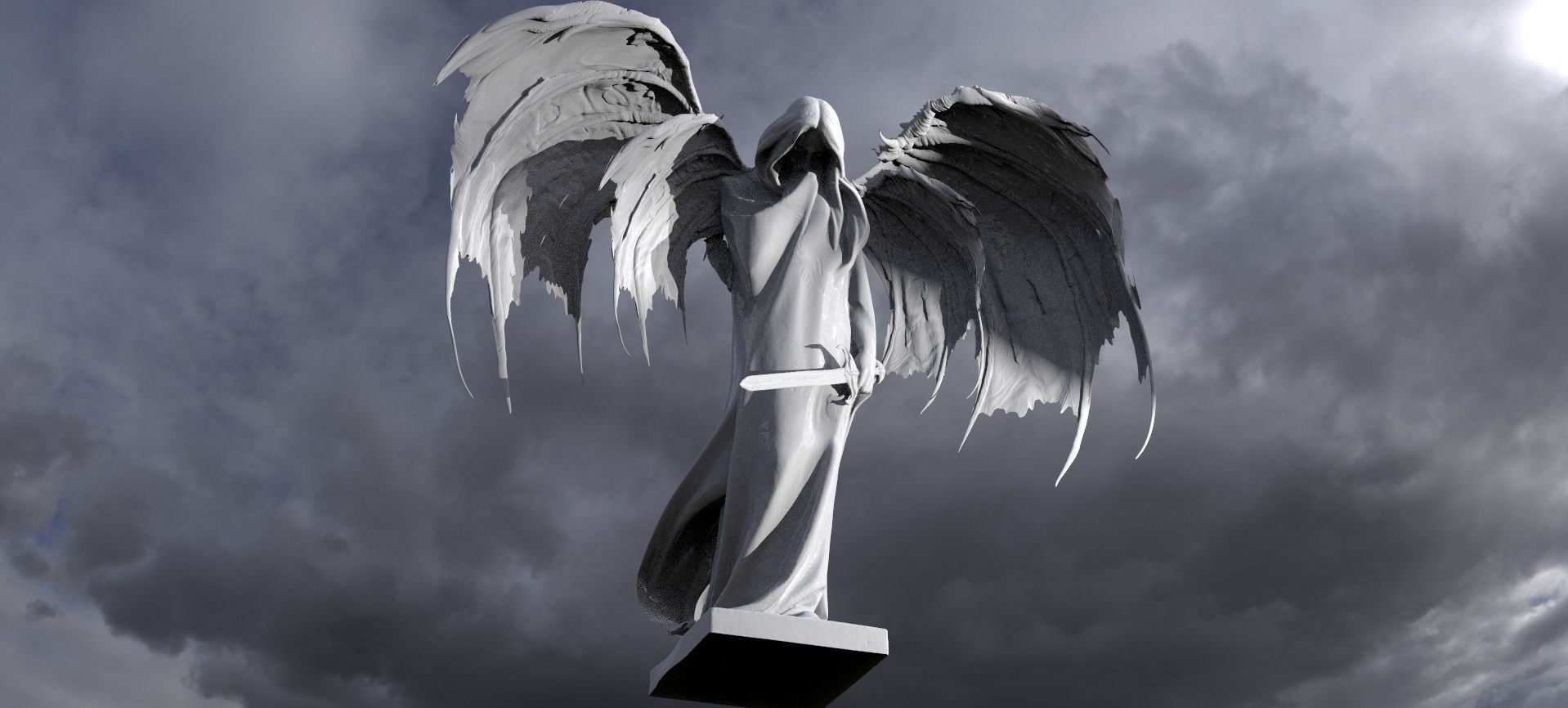 Arch Ghost Angel 3D model | CGTrader