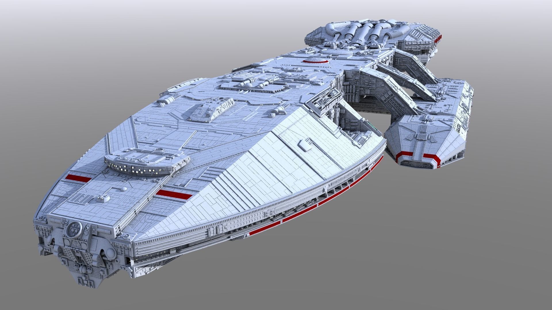 Battlestar Galactica 3D model | CGTrader