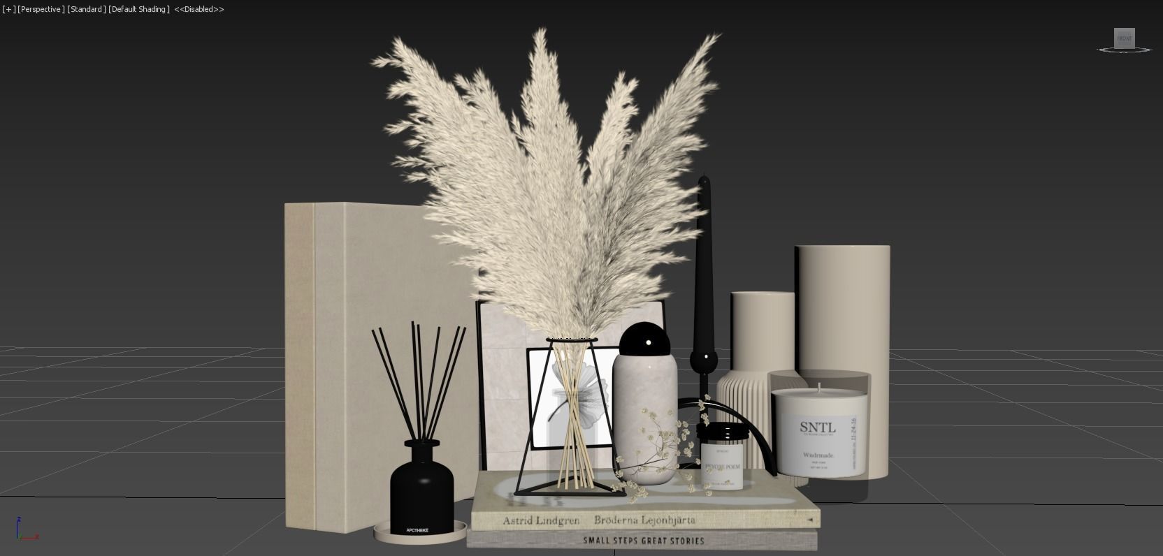 Decor Set 083 3D model | CGTrader