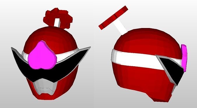 Green Ranger Helmet Pepakura