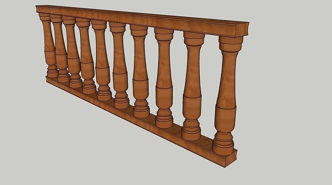 Baluster 3D Model Sketchup Free Download 3D model | CGTrader