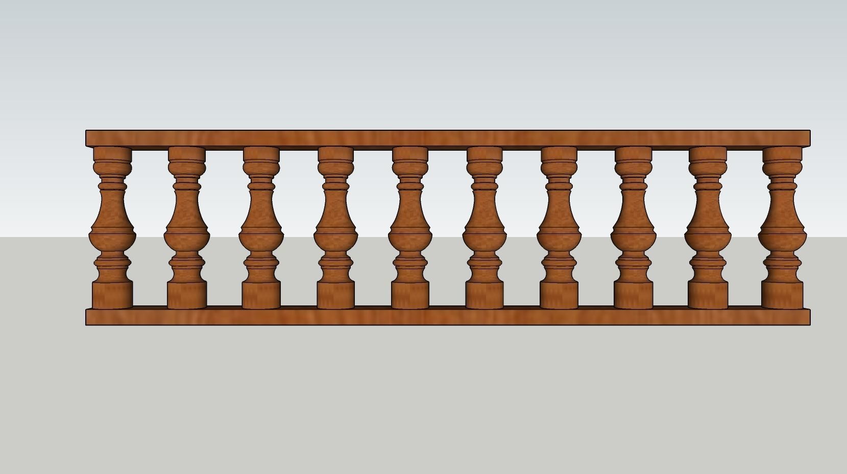 Baluster 3D Model Sketchup Free Download 3D model | CGTrader