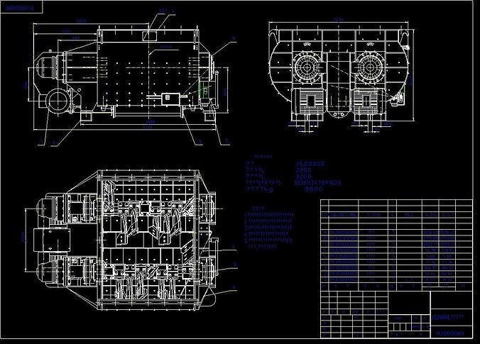 2m3 Twin Shaft Mixer 3D model | CGTrader