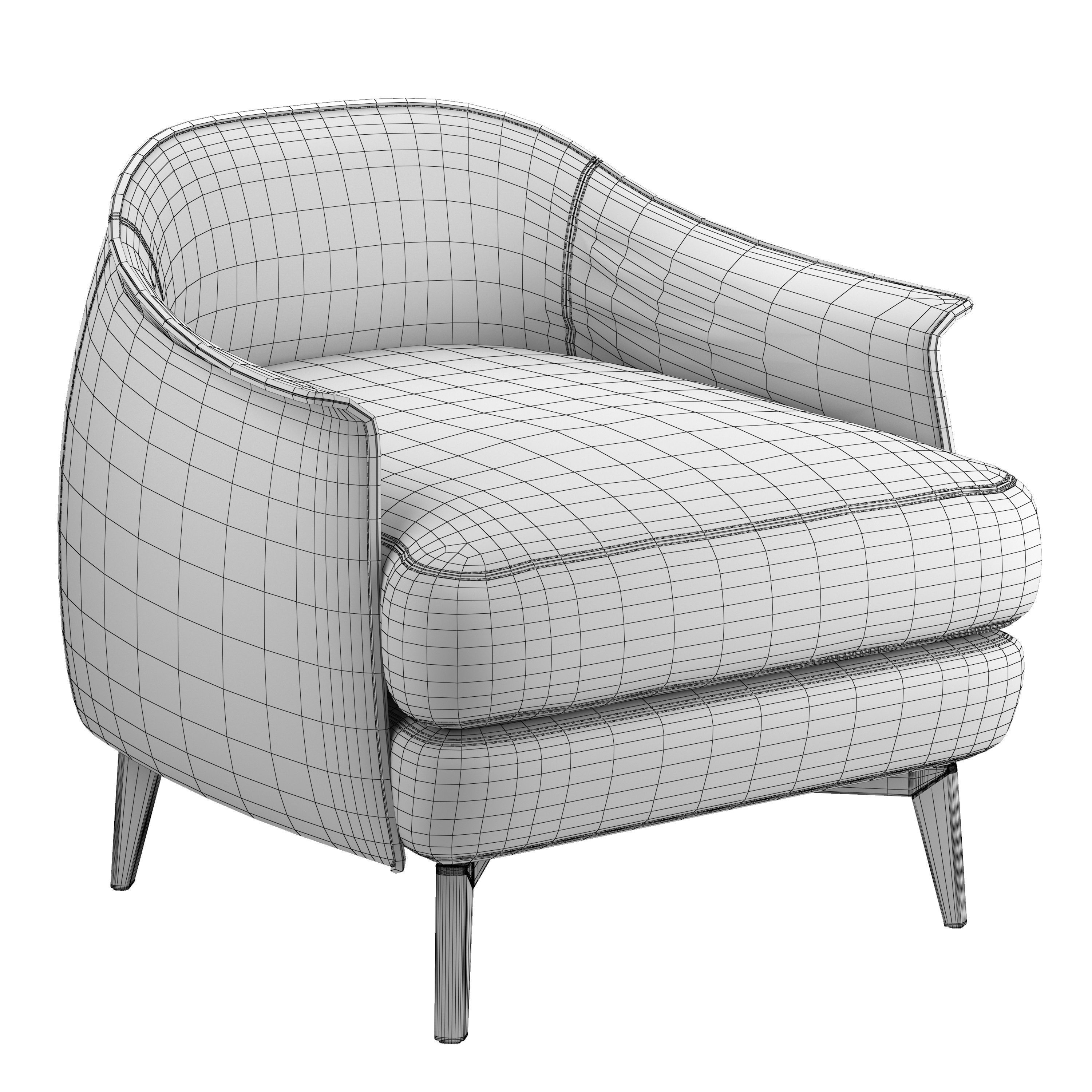 Enzo chair 3D model | CGTrader