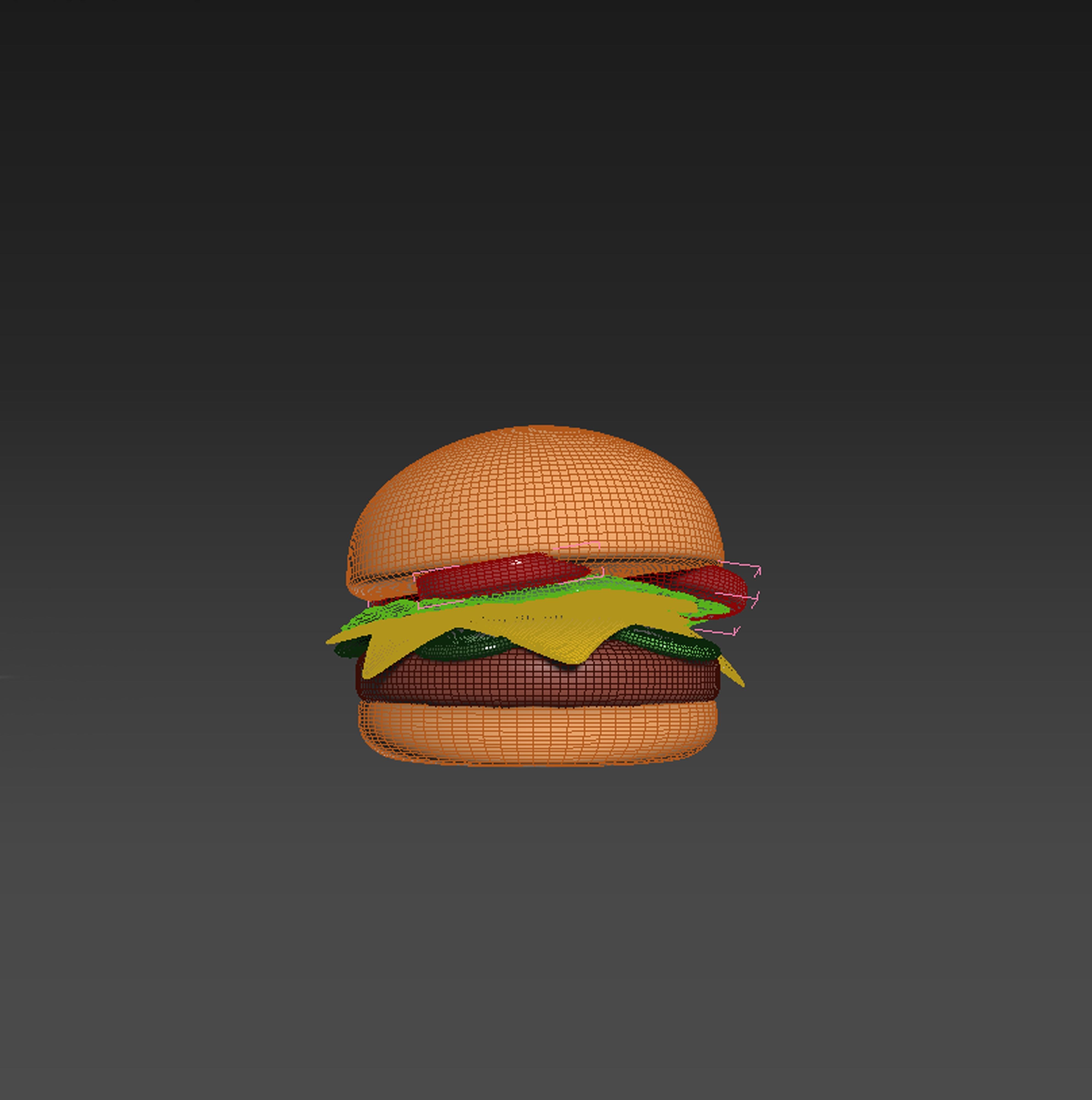 Animated Burger 3D model animated | CGTrader