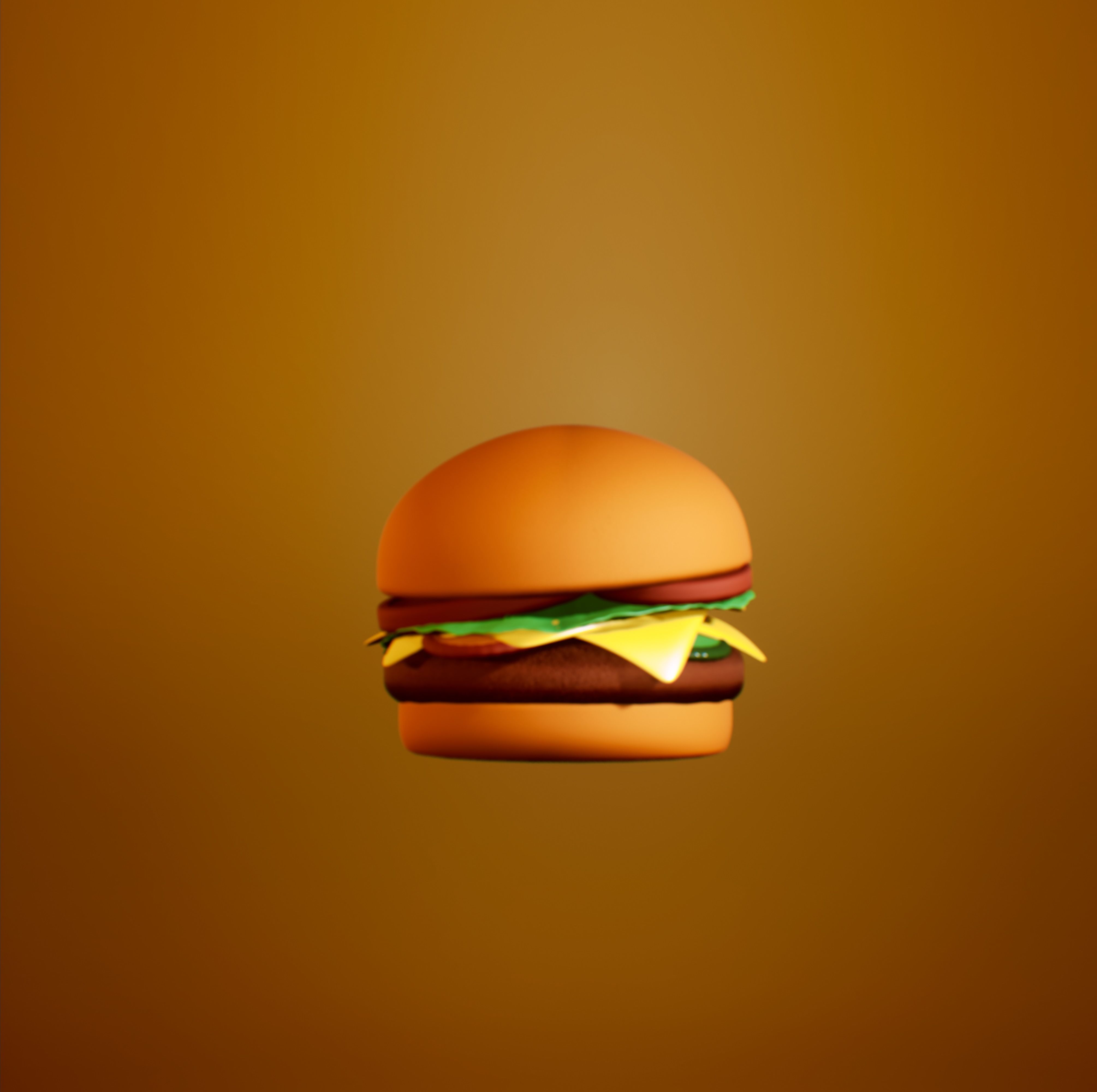 Animated Burger 3D model animated | CGTrader