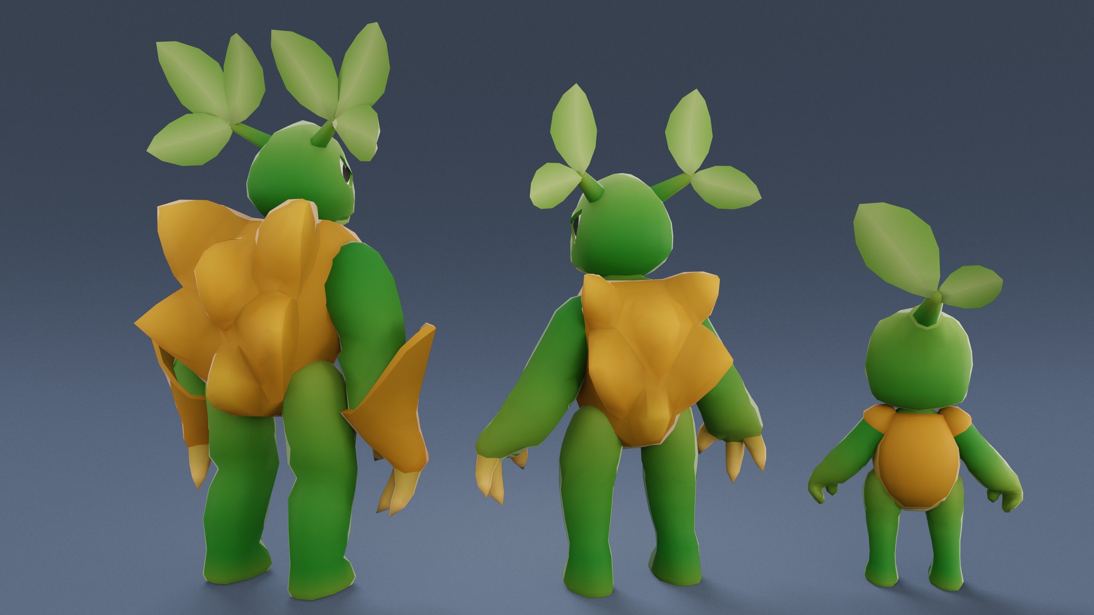 3D model Cartoon Characters - Creatures Pack 03 VR / AR / low-poly ...